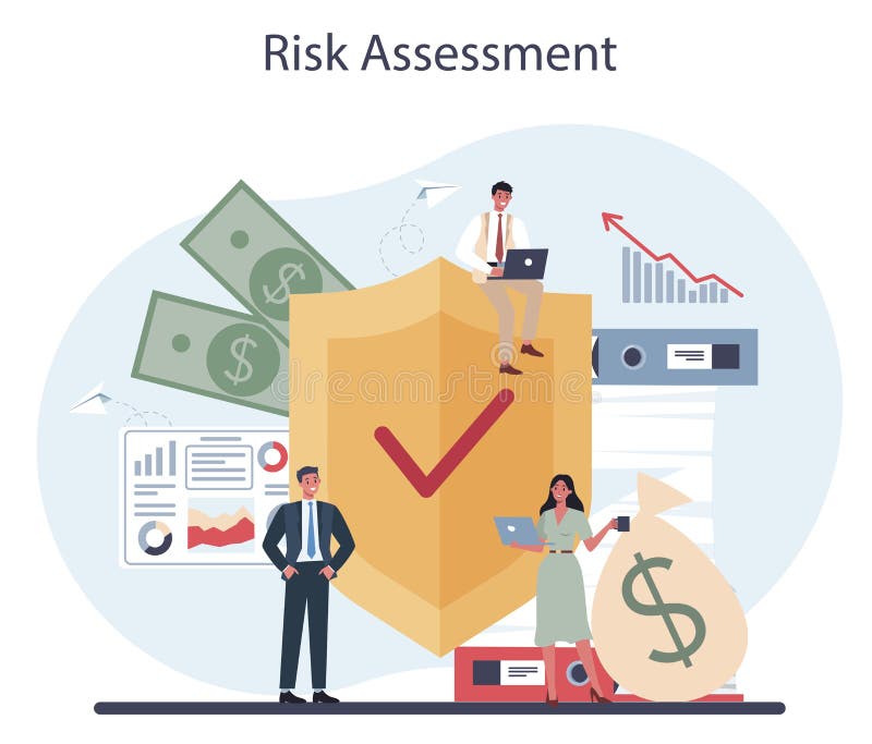 Audit Concept. Risk Assessment, Research and Analysis Stock Vector ...
