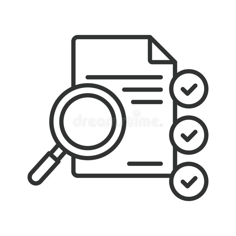 Audit Magnifier Icon Stock Illustrations – 4,381 Audit Magnifier Icon ...