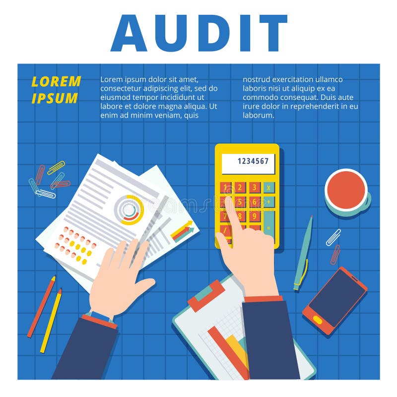 Audit and Financial Analysis Vector Concept. Accountant Working Stock ... Audit and Financial Analysis Vector Concept. Accountant Working Stock ...