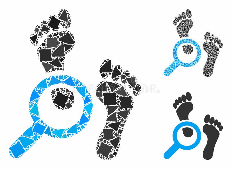 Loupe Footprints Stock Illustrations – 335 Loupe Footprints Stock ...