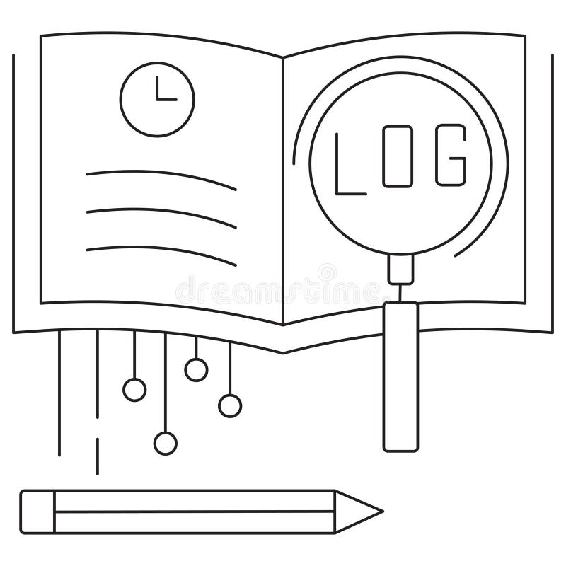 Audit Logs for Machine Learning Infrastructure Icon Stock Vector - Illustration of reporting ...