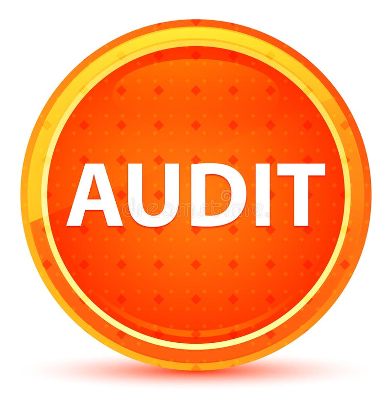 Audit Button Shows Auditor Validation Or Inspection Stock Illustration ...