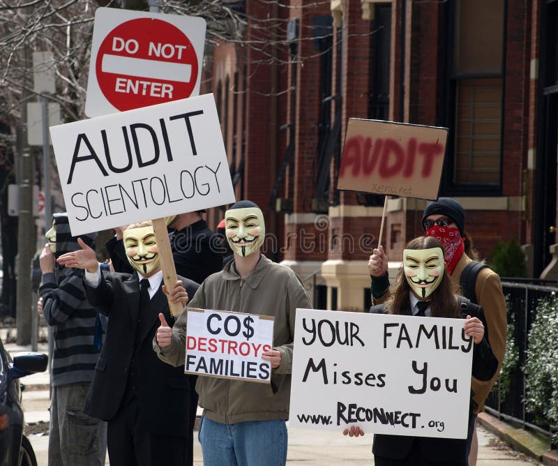 Audit scientology editorial image. Image of protest, sign - 4891860