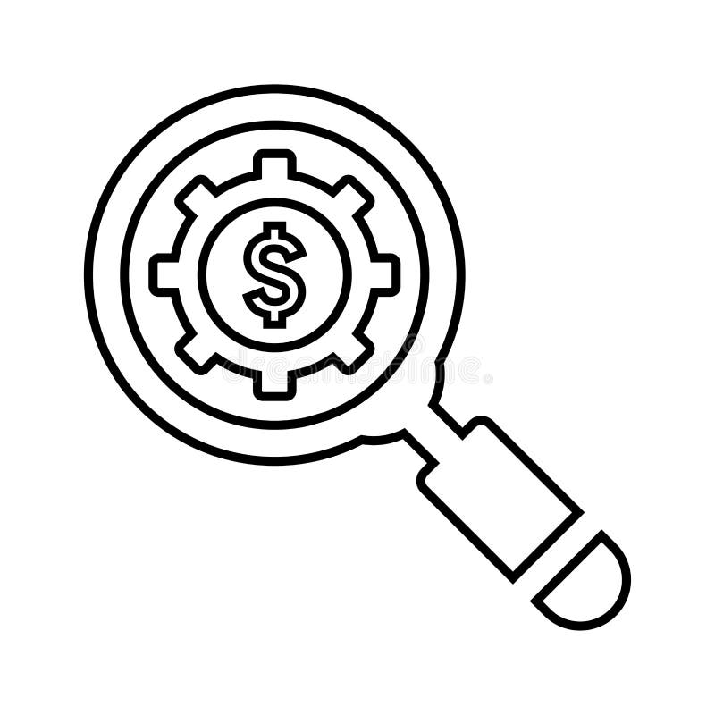 Audit, Eye, Search, Report Icon. Simple Editable Vector Graphics Stock ...