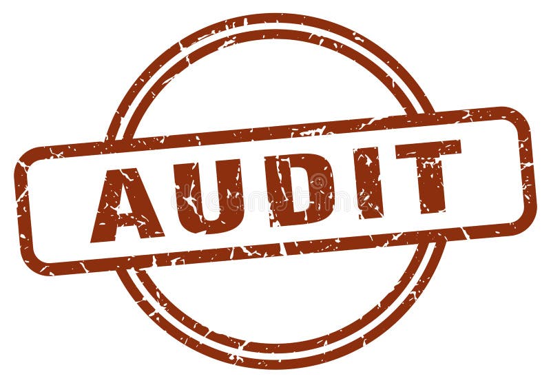 Audit brown stamp stock vector. Illustration of vintage - 119743358