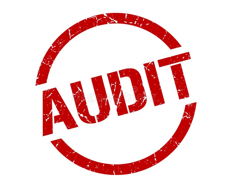 Audit stamp stock vector. Illustration of stamp, sticker - 136865699