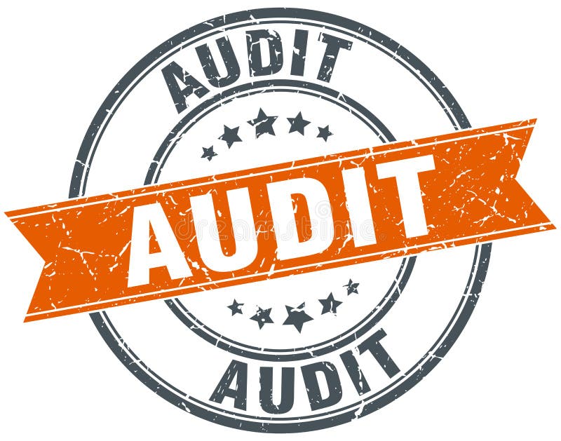 Scratched Textured AUDIT Round Stamp Seal Stock Vector - Illustration ...