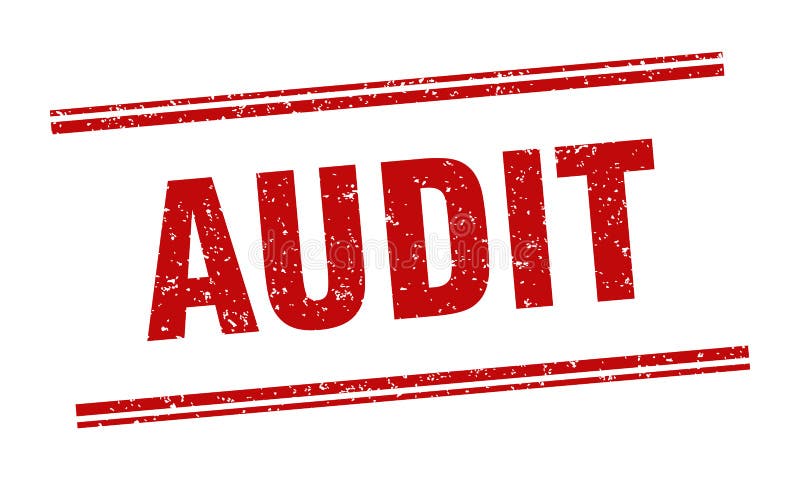 Audit Stamp Shows Financial Accounting Examinations Stock Illustration ...