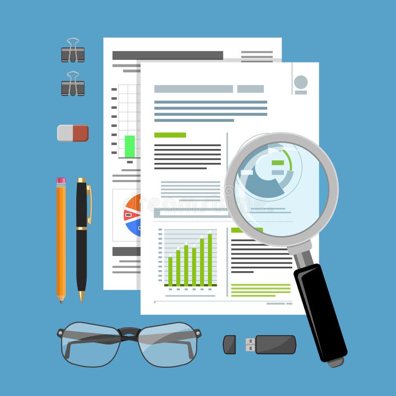 Auditando, Proceso Del Impuesto, Concepto De Contabilidad Ilustración ...