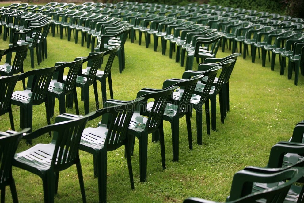 Audition chairs stock photo. Image of entertainment, outdoors - 15311196