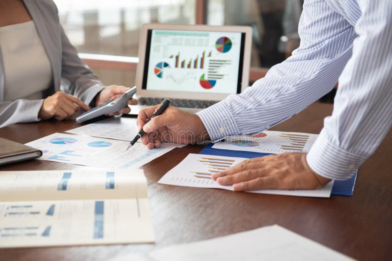 Auditor auditing stock image. Image of data, colleagues - 354669339