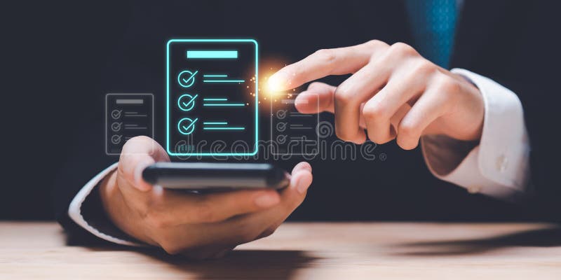 The Auditor Checks the Documents and Marks Them As Correct ,for ...