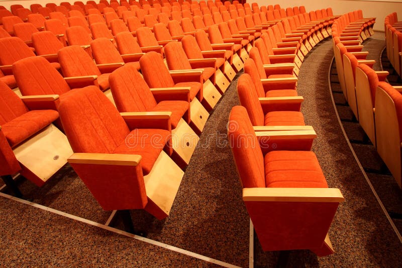 Auditorium stock image. Image of perspective, nightlife - 13235685