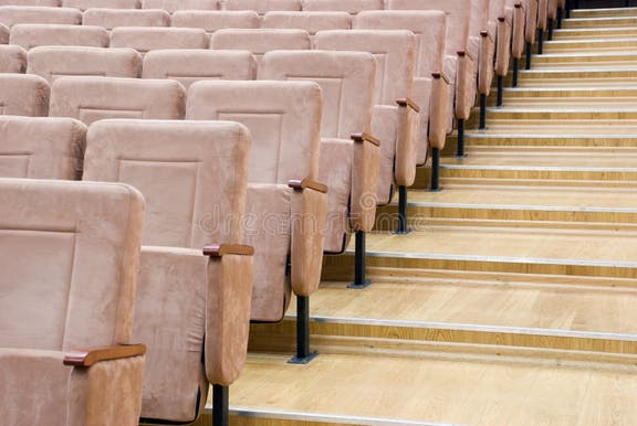 Auditorium stock image. Image of auditorium, aisle, velvet - 28006085