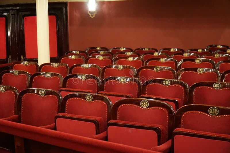 The Auditorium in the Box at the Opera and Ballet Theater in Odessa ...