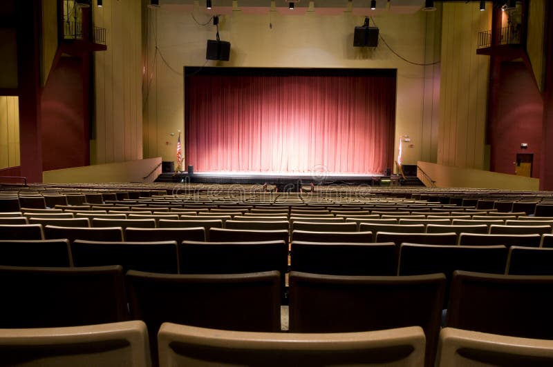Auditorium at Performing Arts Center Stock Photo - Image of rows ...
