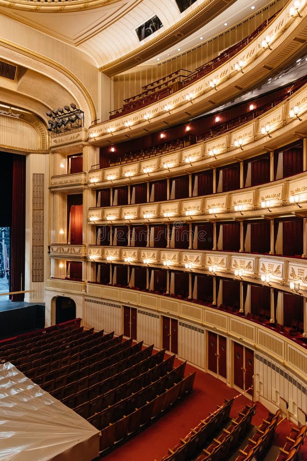 Auditorium of the Vienna State Opera. Editorial Photography - Image of ...