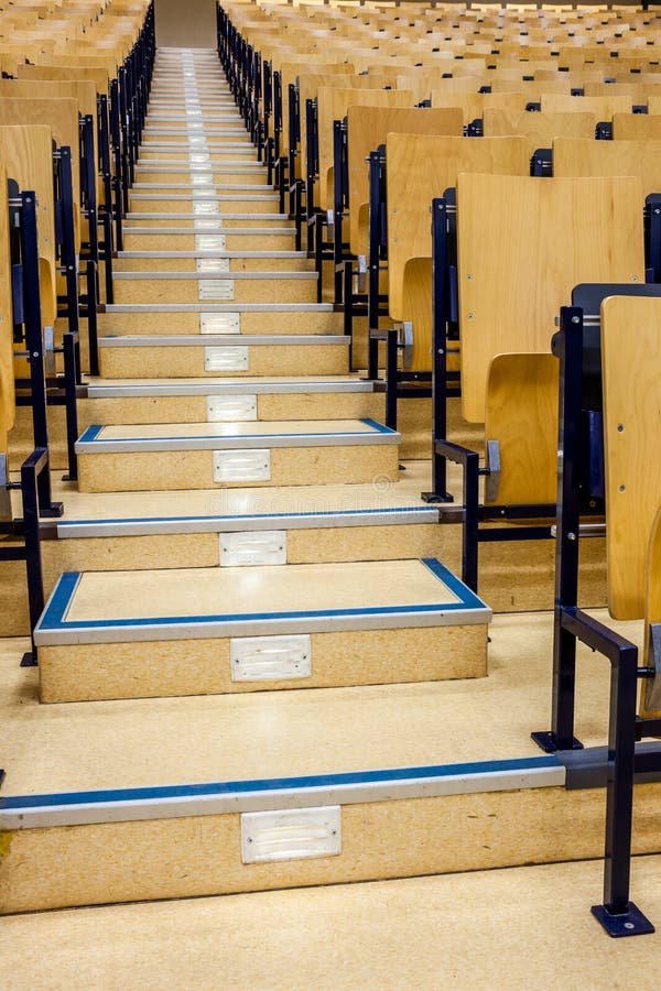 Auditorium stock image. Image of color, modern, bench - 34750119