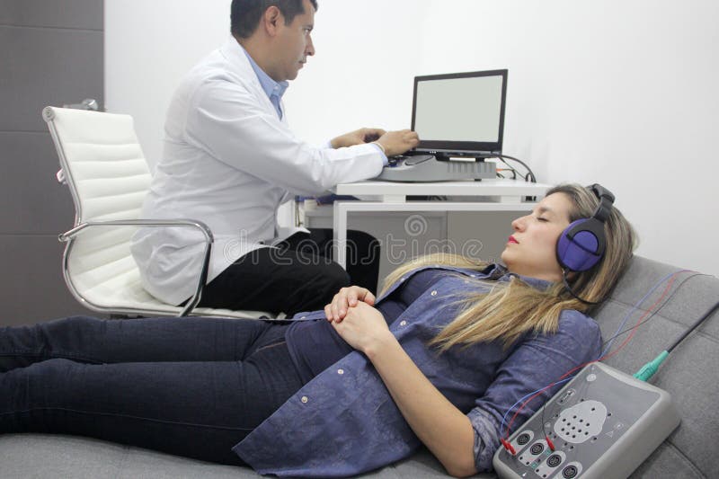 Auditory Evoked Potentials, Test Performed on a 30-year-old Woman with ...
