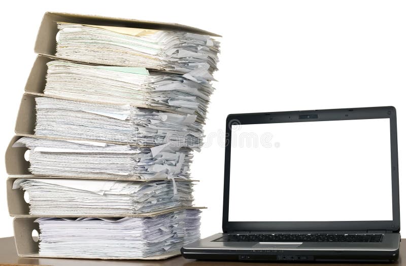 Aufbau der Dokumente stockbild. Bild von grau, schreibarbeit - 14521053