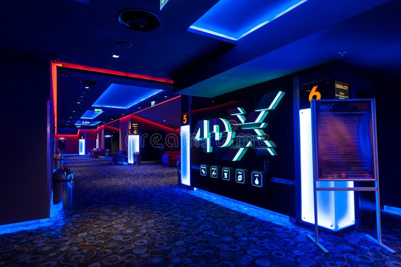 Aufenthaltsraum Des Kinos 4DX am Mega- Mall Redaktionelles Stockbild ...
