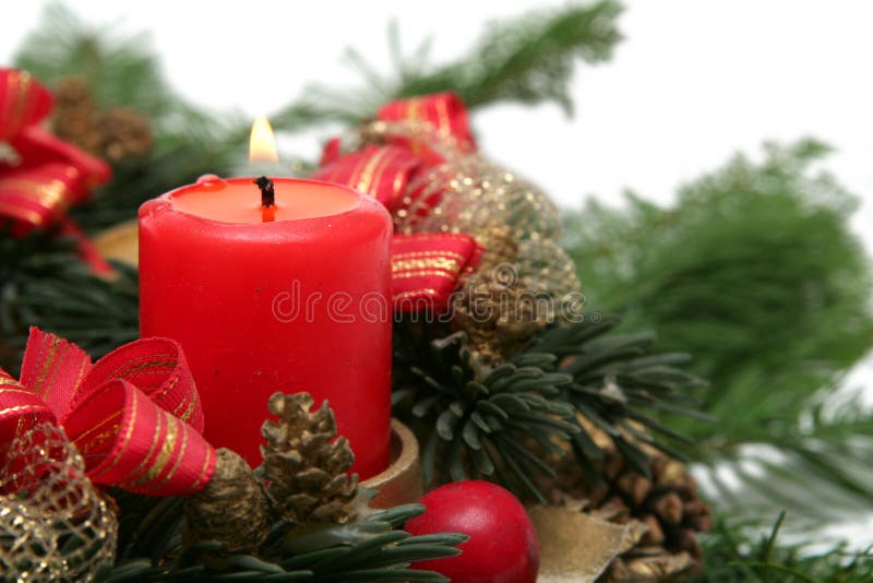 Aufkommen Wreath stockbild. Bild von vorabend, fichten - 1536421