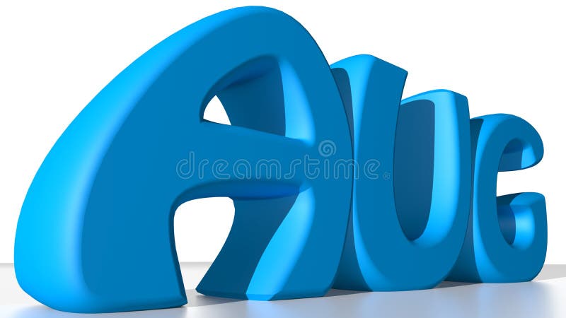 AUG blue stock illustration. Illustration of yearly, colored - 37162816