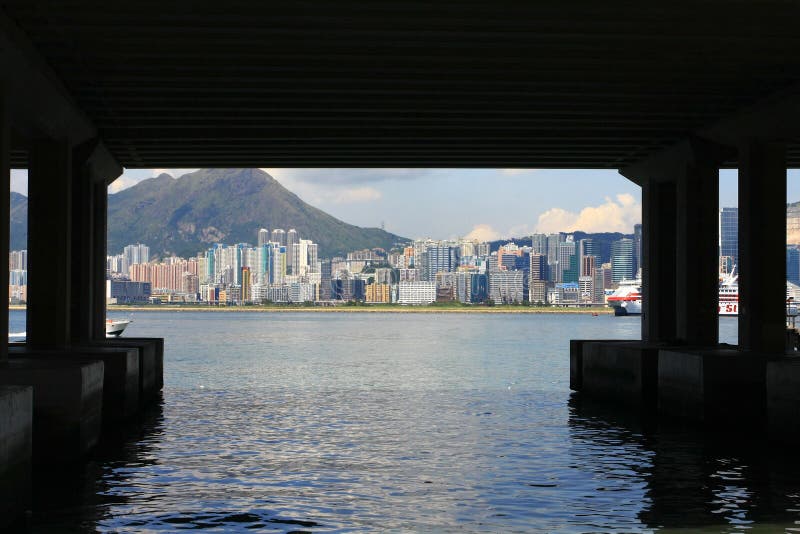 30 Aug 2008 the Island Eastern Corridor at the HK Stock Image - Image ...