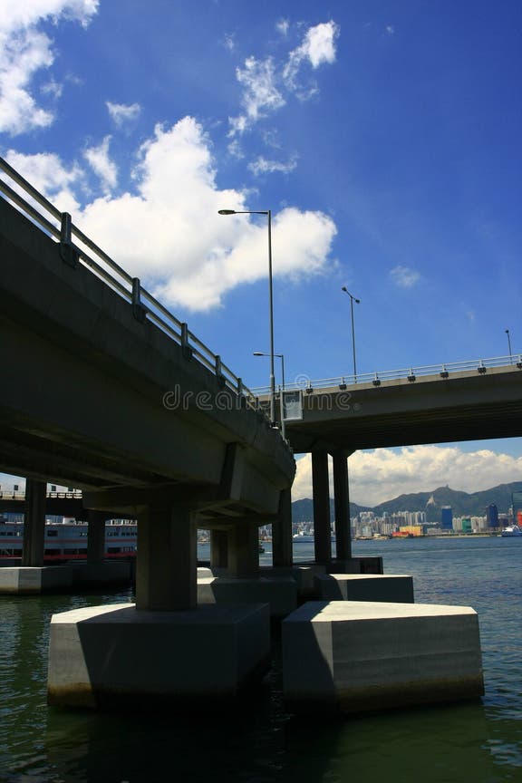 30 Aug 2008 the Island Eastern Corridor at the HK Stock Photo - Image ...