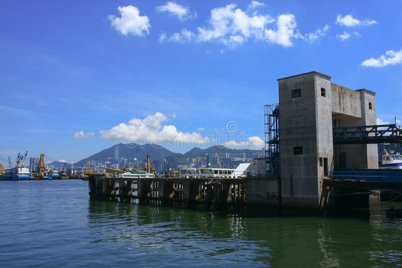 30 Aug 2008 the Kowloon City Pier at Kowloon City Editorial Stock Image ...