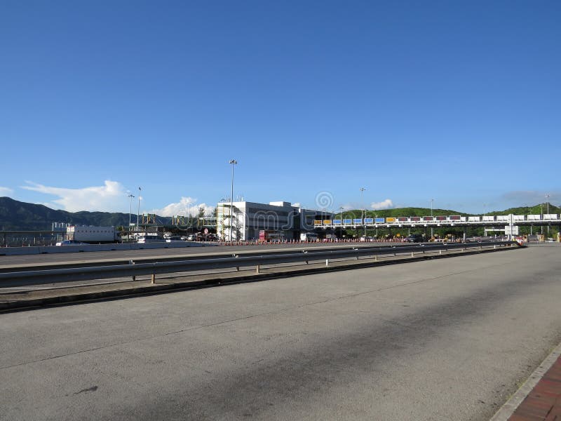 The Lantau Link Bus Bus Interchange at Hong Kong 4 Aug 2013 Editorial ...