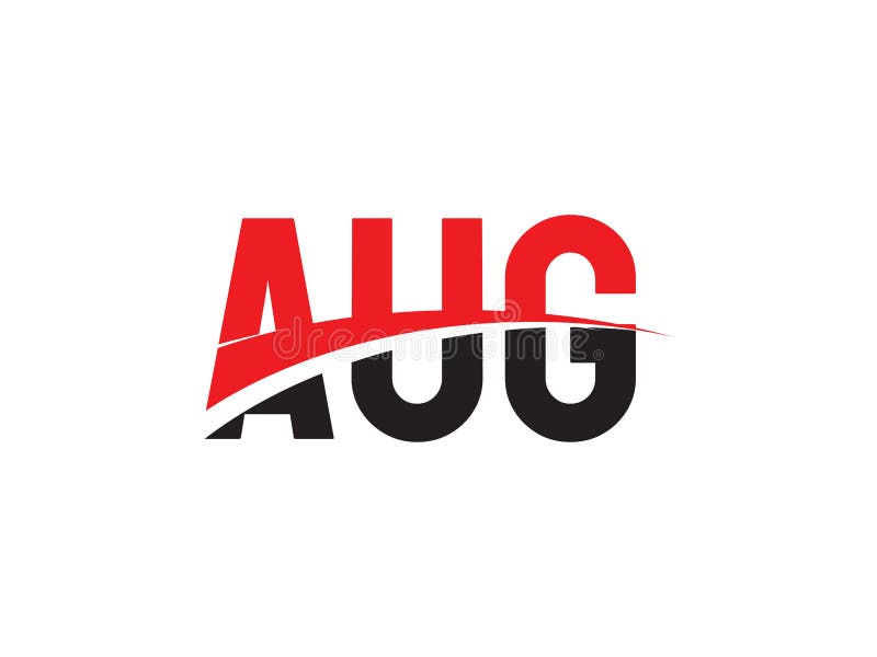 AUG Letter Initial Logo Design Vector Illustration Stock Vector ...