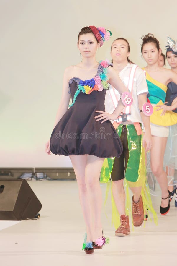 New Model on Fashion Show, Catwalk Show 10 Aug 2013 Editorial Stock ...