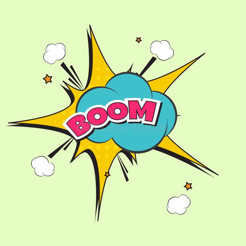 Auge de las letras, bomba ilustración del vector. Ilustración de marco ...