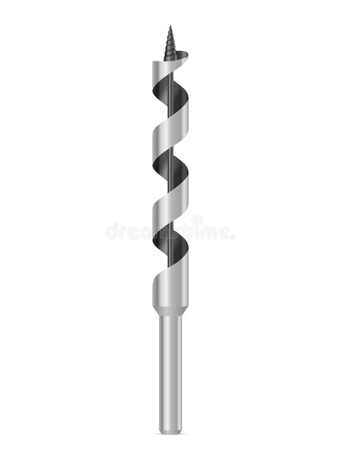 Auger bit stock vector. Illustration of instrument, auger - 49922678