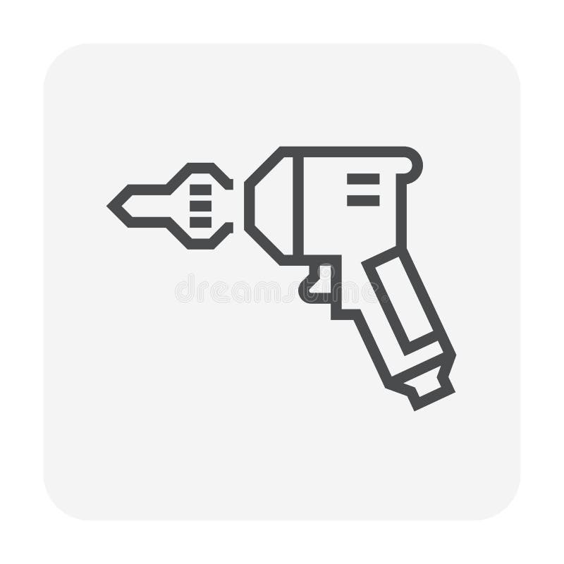 Auger drilling icon stock vector. Illustration of metal - 178103384