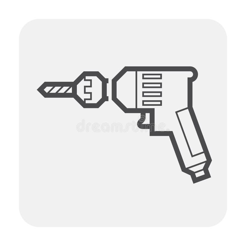 Auger drilling icon stock vector. Illustration of electrical - 179927489