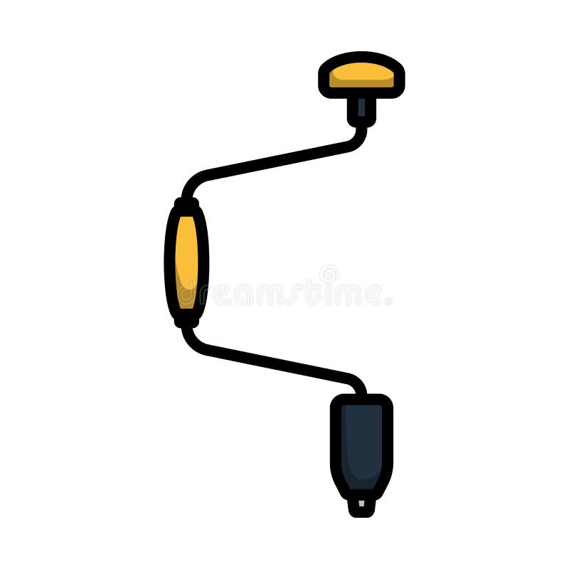 Auger Icon stock vector. Illustration of auger, hardware - 249652471