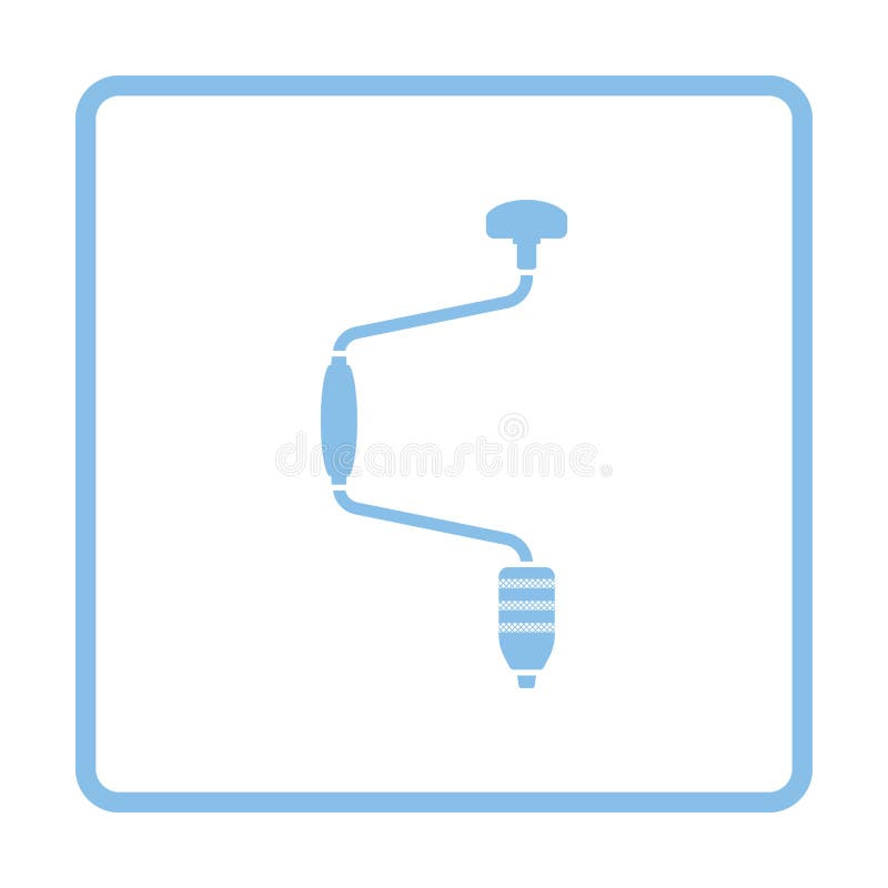 Auger icon stock vector. Illustration of construction - 125217151