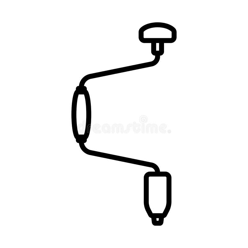 Auger Icon stock vector. Illustration of hardware, equipment - 248100662