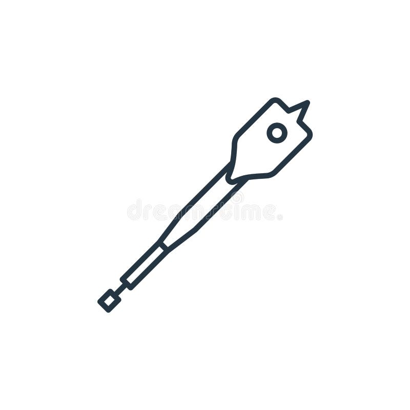 Auger Icon In Trendy Design Style. Auger Icon Isolated On White ...