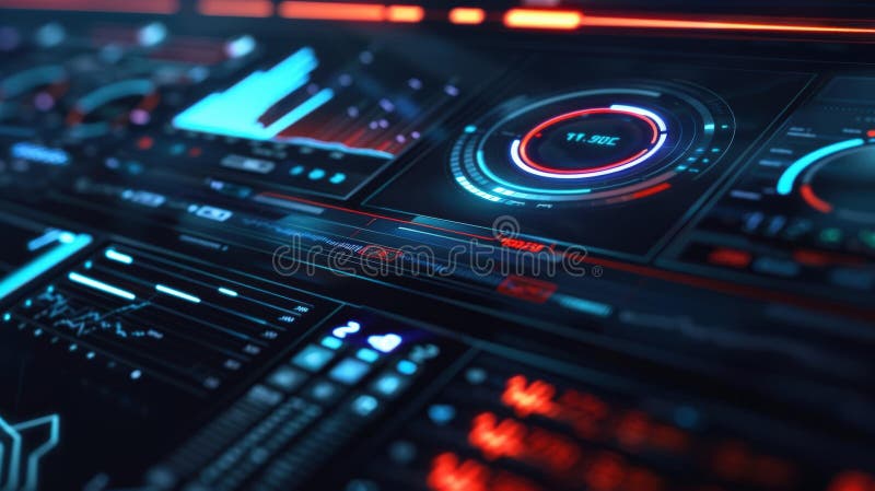 Augmented Analytics Business Intelligence Stock Illustration ...