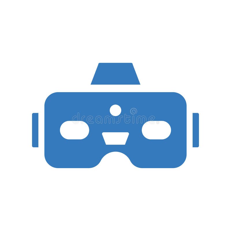 Augmented, Hololens, Mixed, Reality Icon. Blue Color Design Stock ...
