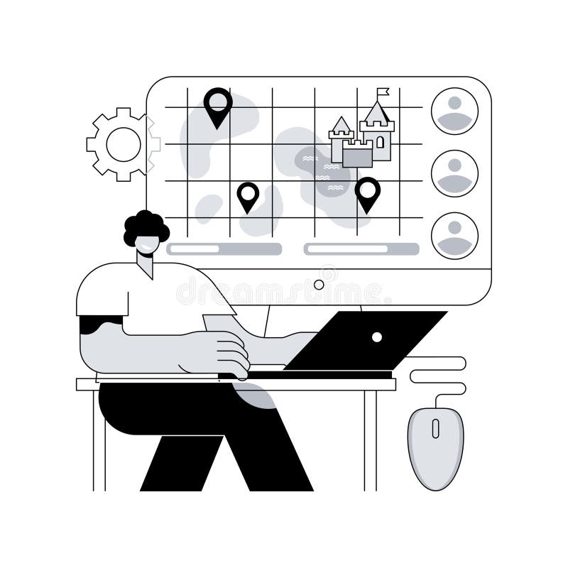 Augmented Intelligence Abstract Concept Vector Illustration. Stock ...