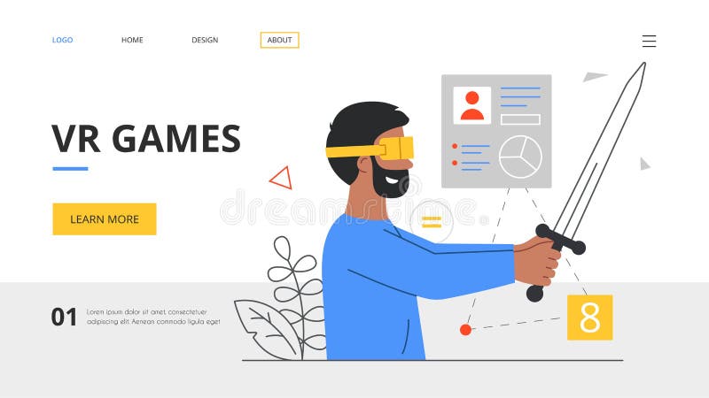 Augmented Reality Abstract Concept Stock Vector - Illustration of glow ...