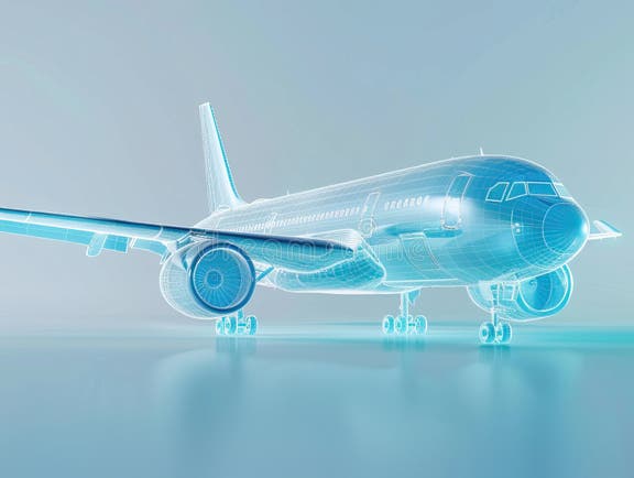 Augmented Reality Airplane Jet Engine Simulation. Advanced Industry ...