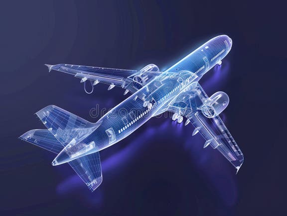 Augmented Reality Airplane Jet Engine Simulation. Advanced Industry ...