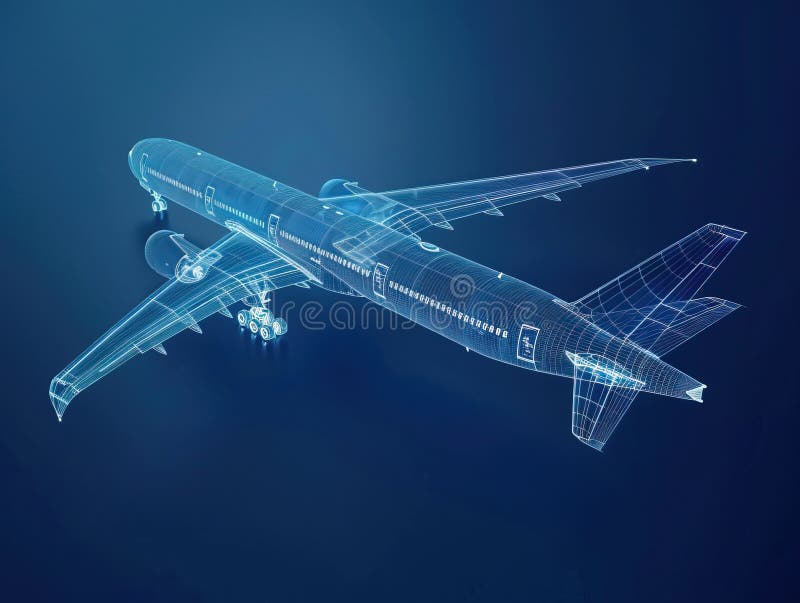 Augmented Reality Airplane Jet Engine Simulation. Advanced Industry ...