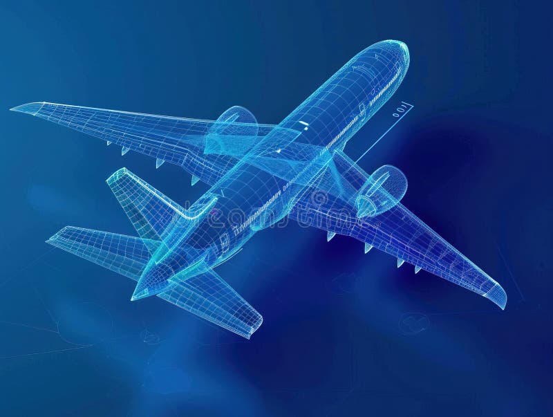 Augmented Reality Airplane Jet Engine Simulation. Advanced Industry ...