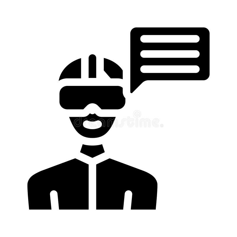 Augmented Reality App Glyph Icon Vector Illustration Stock Vector ...
